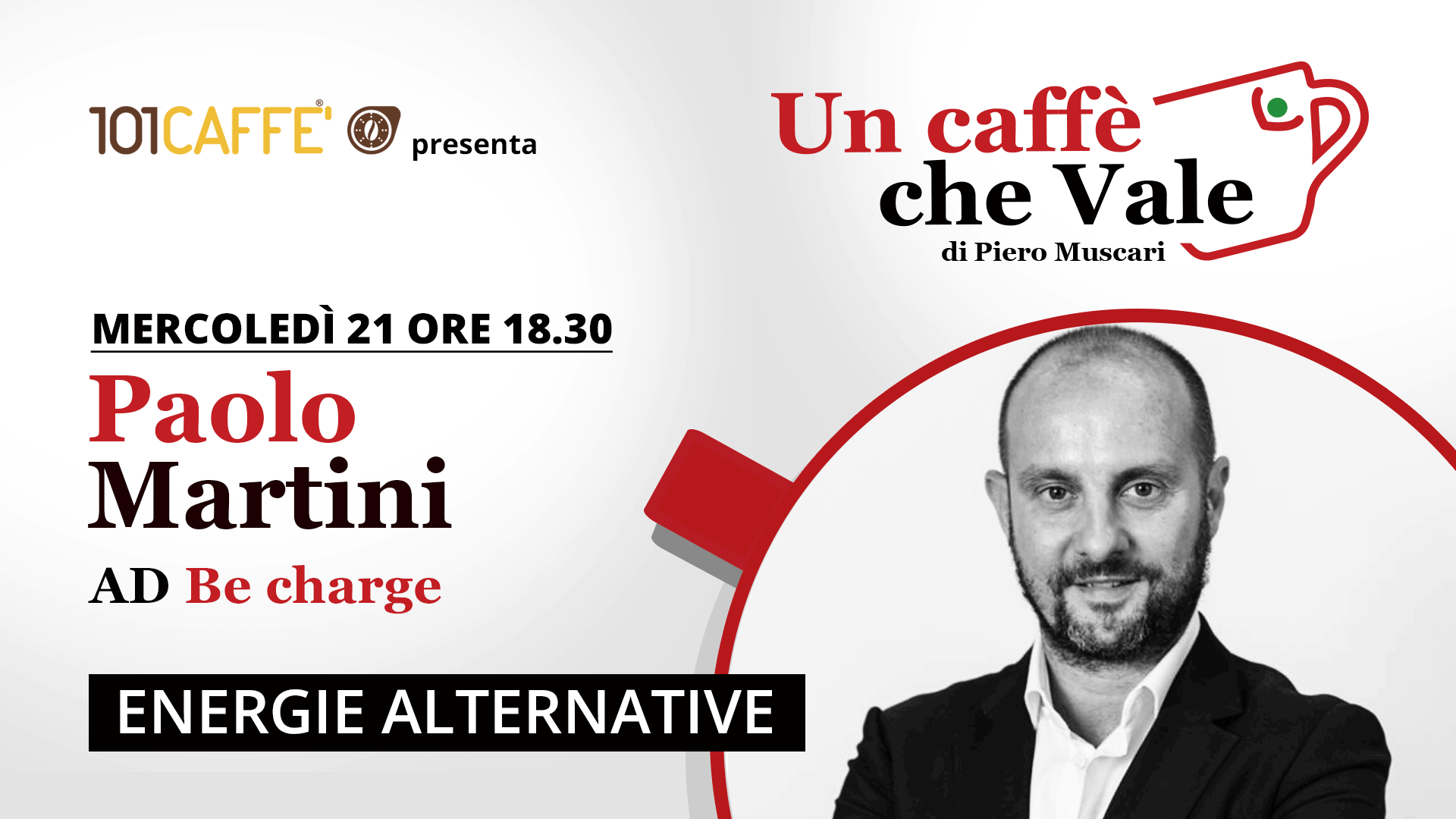 Paolo Martini - Un Caffè che Vale | Live del 21 Ottobre | Blog